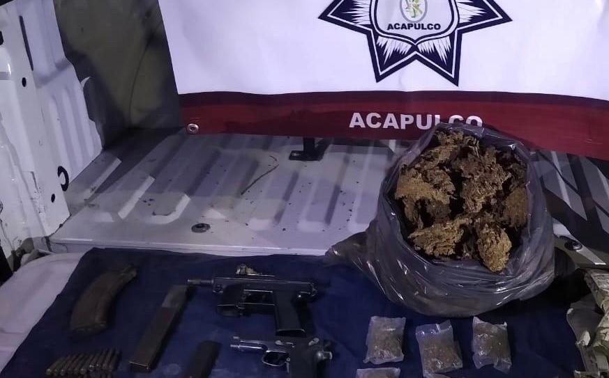 Detienen a cinco personas con droga y armas en Acapulco- Grupo Milenio