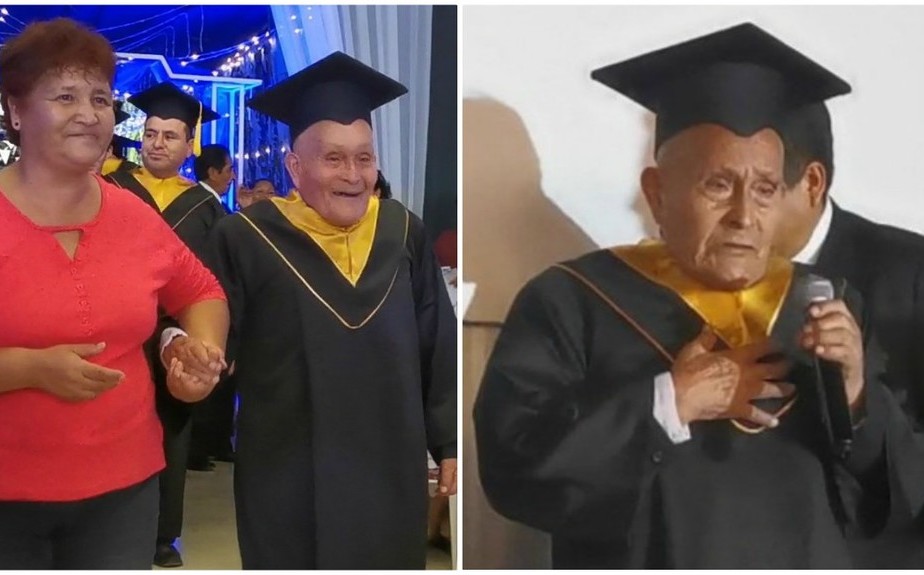 Adulto mayor logra graduarse de la universidad a los 89 años- Grupo Milenio