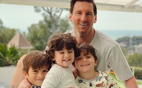 Messi comparte tierna foto de sus hijos durante la cuarentena- Grupo ...