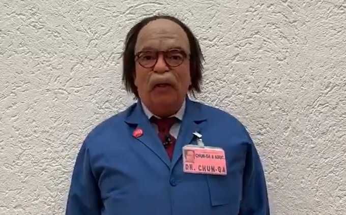 Para evitar coronavirus, Doctor Chunga crea la coronavara- Grupo Milenio