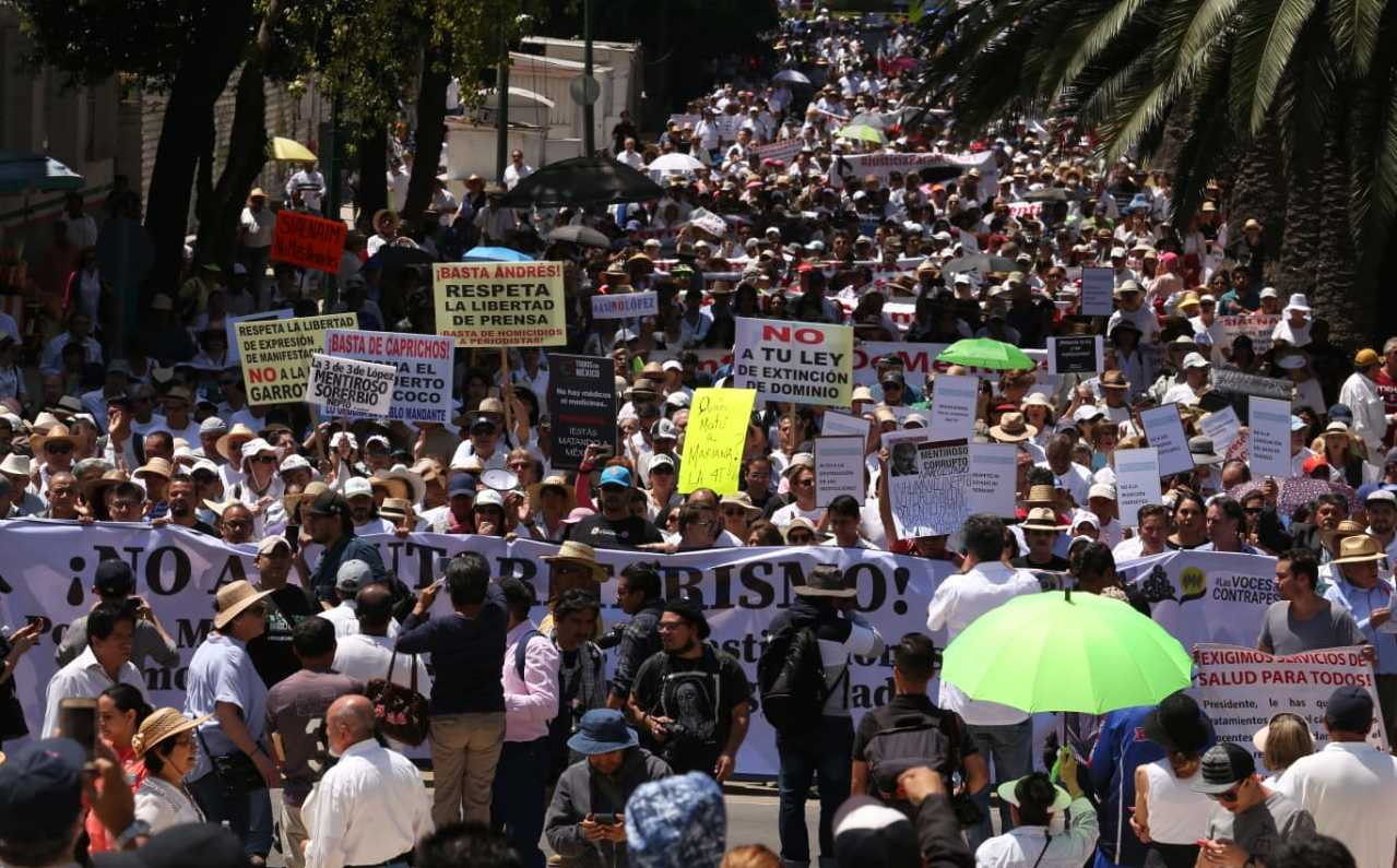 Por protestas anti AMLO, Monreal dice que hay derecho a manifestarse ...