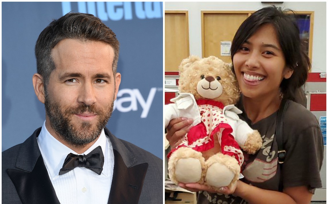 Oso de peluche perdido. Ryan Reynolds ofrece recompensa- Grupo Milenio