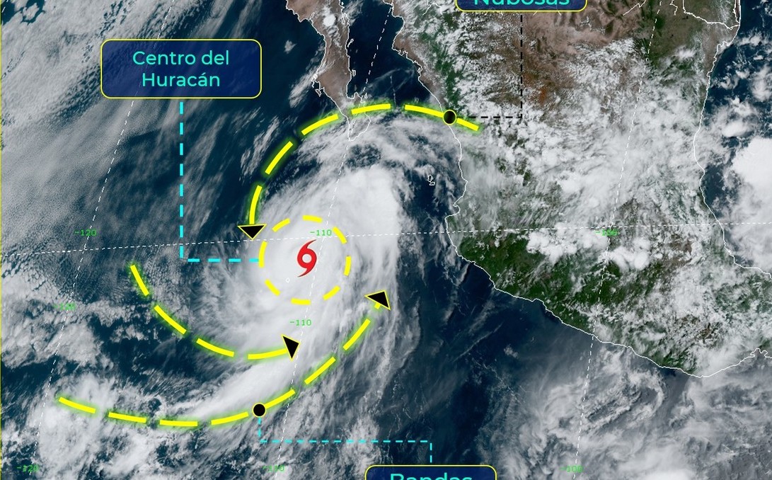 Elida se convierte en huracán al sur de Baja California Sur- Grupo Milenio