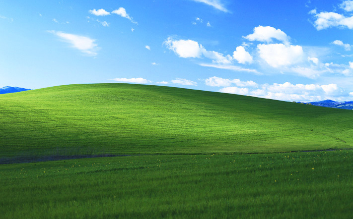 Bliss, el famoso fondo de Windows XP retratado por Charles O'Rear ...