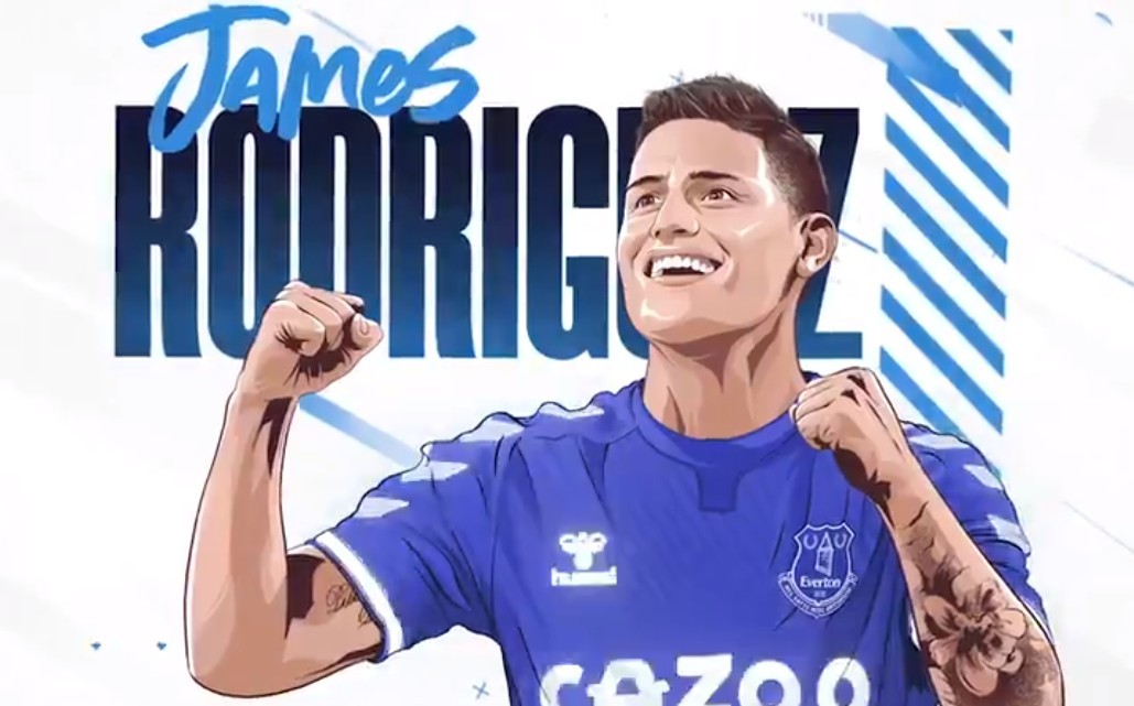 James Rodríguez es nuevo jugador del Everton- Grupo Milenio