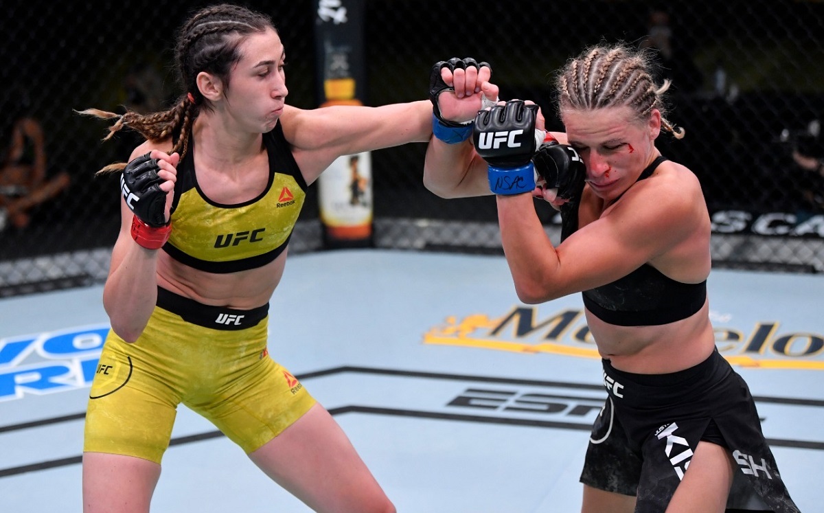 Sabina Mazo protagoniza su primera sumisión en la UFC- Grupo Milenio