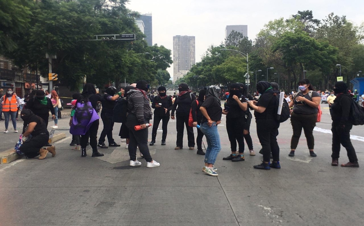 En el Bloque Negro, ese color es solo una manera de hacerse visible ...