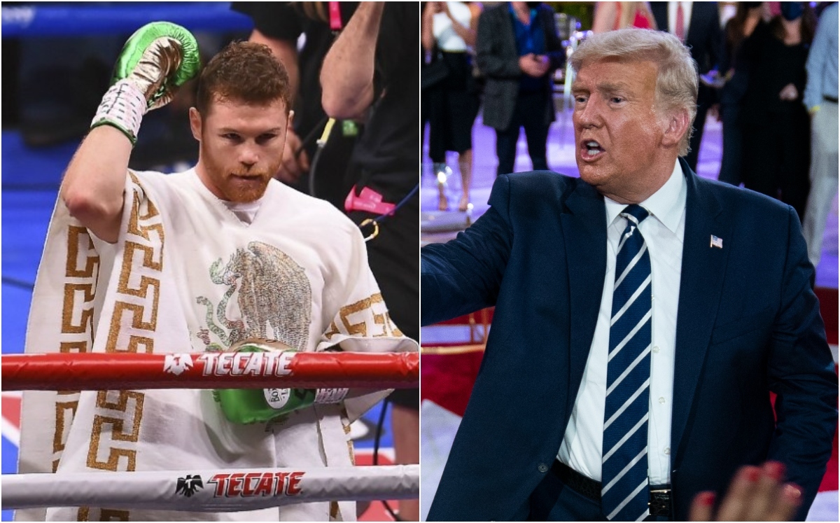 Canelo Álvarez estalla contra Trump: Los latinos venimos a trabajar ...