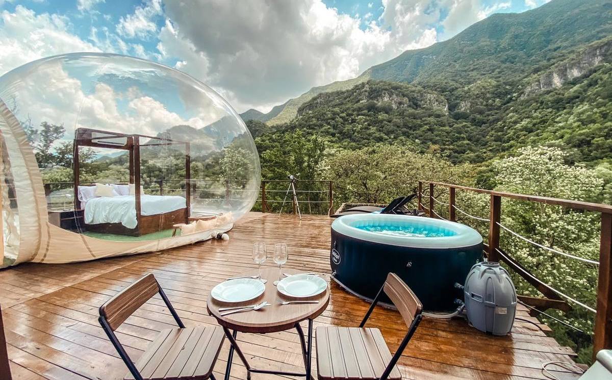 Hideout Monterrey Bubblesky Glamping te conecta con la naturaleza ...