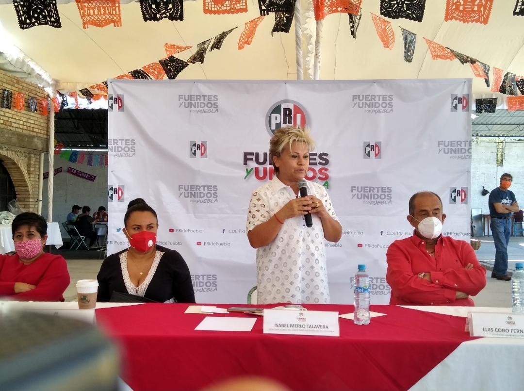 Sin inconformidades de trabajo del PRI en Tehuacán; Isabel Merlo- Grupo ...