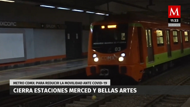 Metro CdMx ordena cierre de estaciones Bellas Artes y Merced - Grupo ...