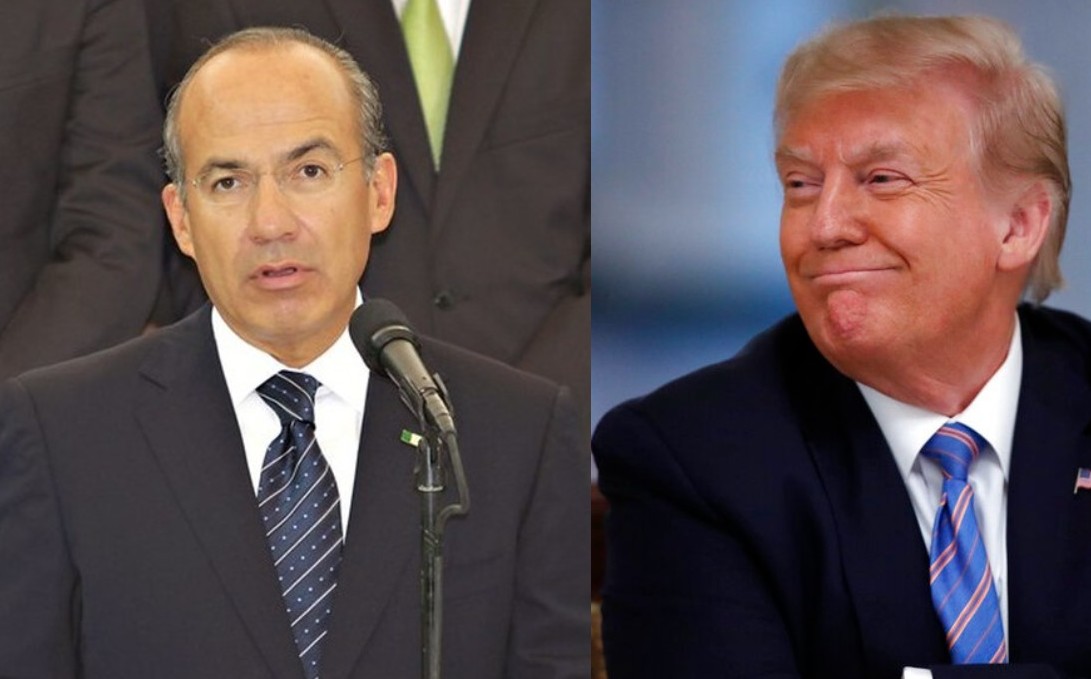 Felipe Calderón llama a Donald Trump enfermo de poder- Grupo Milenio