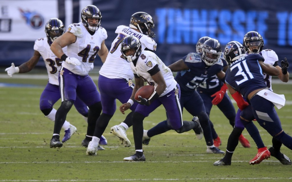 NFL. Lamar Jackson por fin gana en playoffs; Ravens eliminan a Titans ...