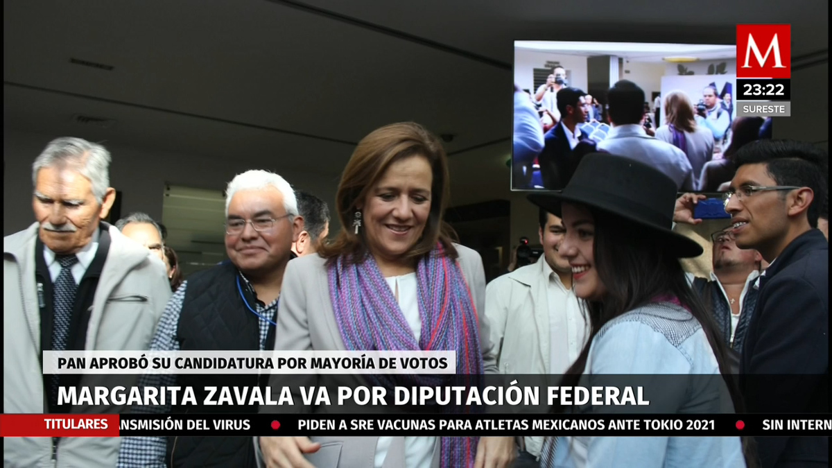 Margarita Zavala es candidata del PAN para diputación federal- Grupo Milenio