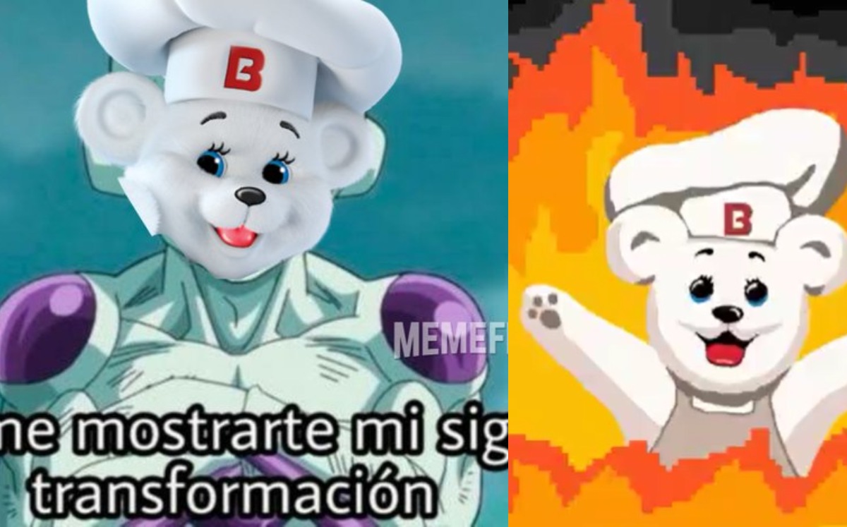 Osito De Los Memes PATITO JUAN BESANDOSE CON EL OSITO GOMINOLA