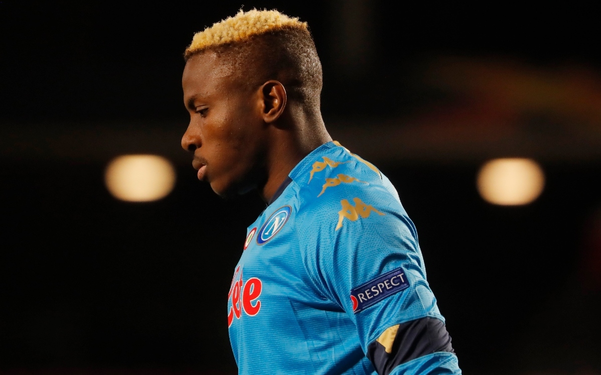 Victor Osimhen, del Napoli, hospitalizado tras un golpe en la cabeza ...