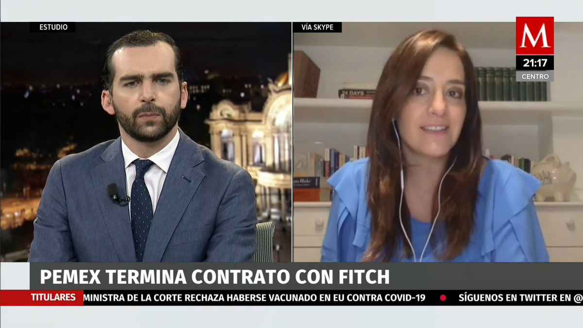 Regina Reyes Heroles. Decisión de PEMEX de cesar el contrato con Fitch ...