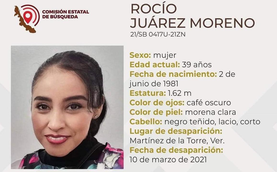 En Veracruz, piden ayuda para localizar a Rocío Juárez- Grupo Milenio