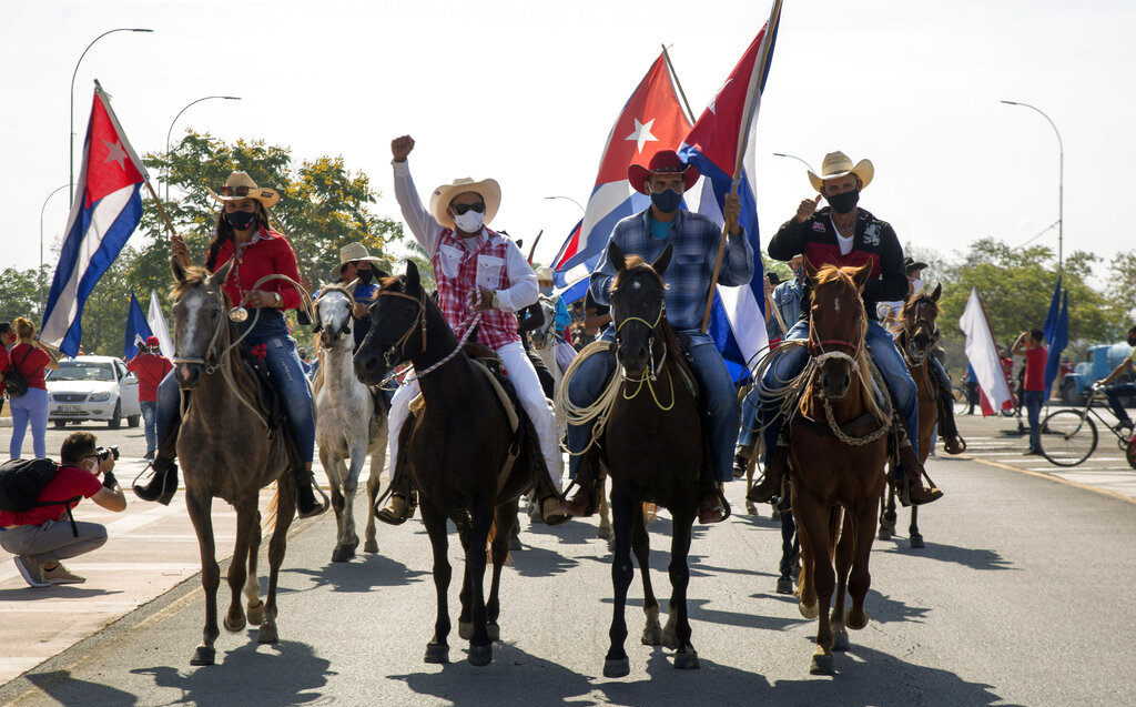 En Cuba protestan para pedir el fin del embargo comercial de EU- Grupo ...
