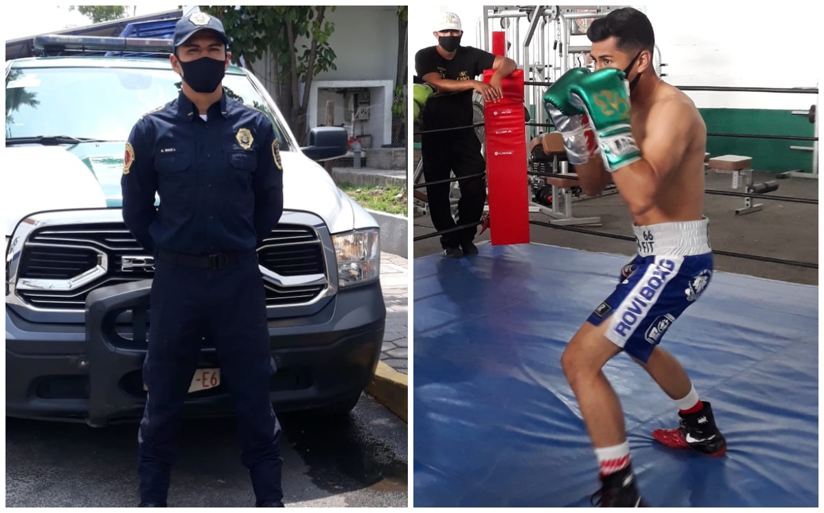 Alberto Ruiz, el hombre que combina el boxeo y la policía- Grupo Milenio