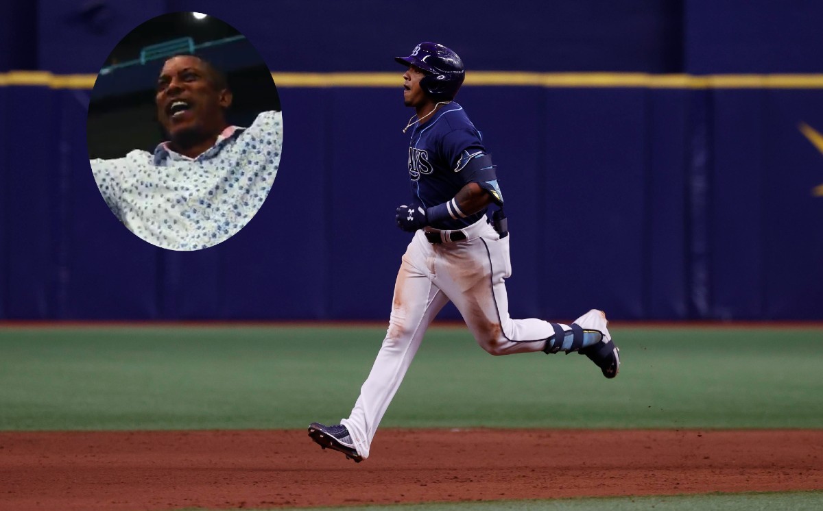 La emocionante reacción de padre de Wander Franco tras un jonrón VIDEO ...