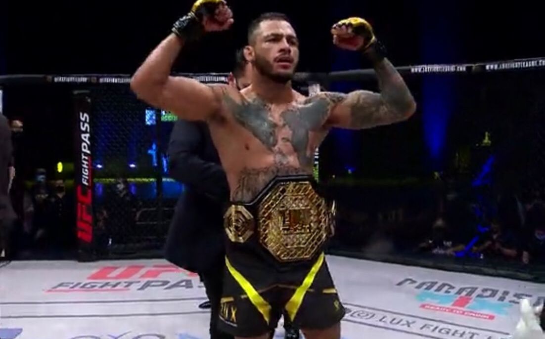 Marco Beltrán retiene título en Lux Fight League 014- Grupo Milenio