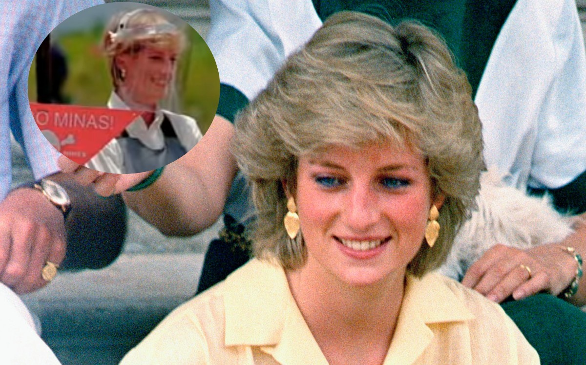 Lady Di. Así fue el día que caminó por un campo minado en Angola- Grupo ...