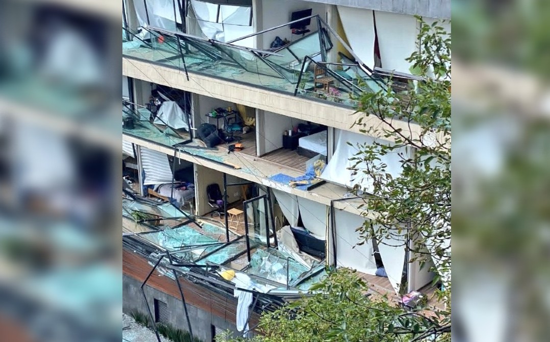 Explosión en edificio de avenida Coyoacán | VIDEO- Grupo Milenio
