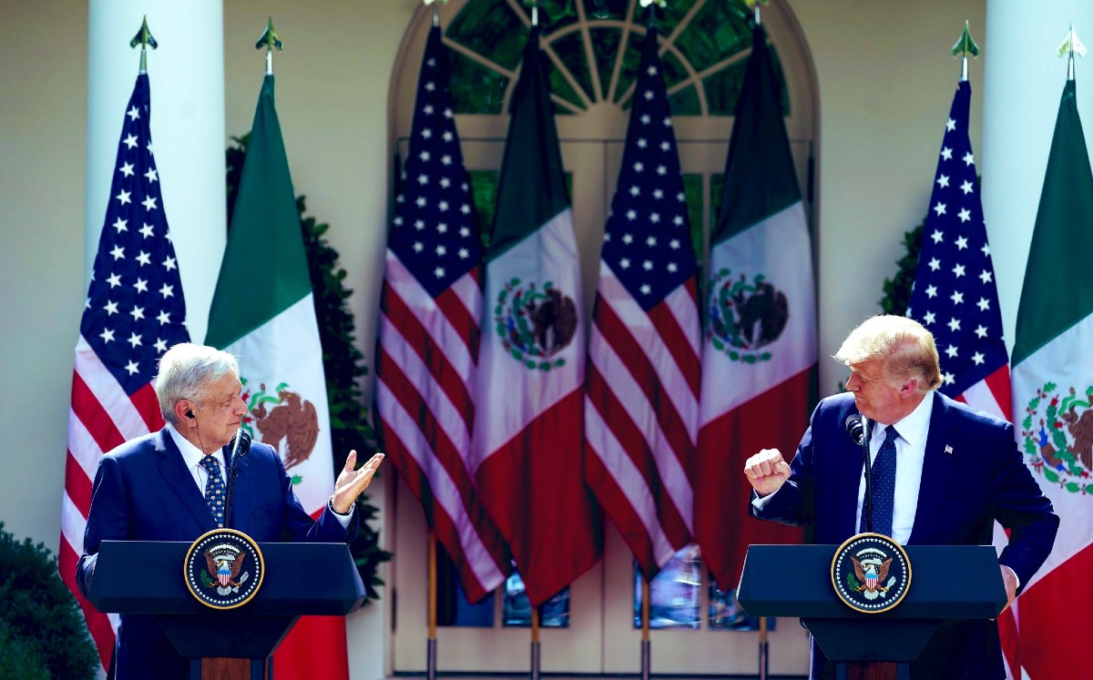 El día en que AMLO y Donald Trump hablaron del muro fronterizo- Grupo ...