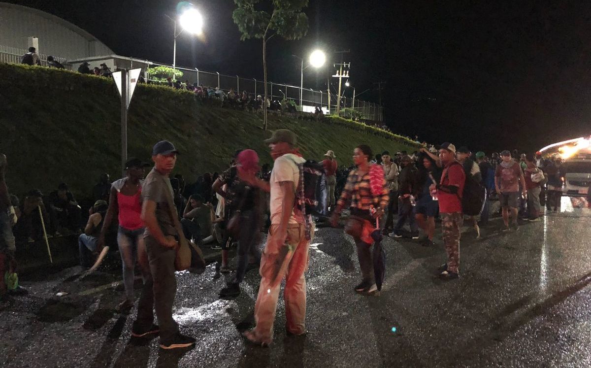 En Chiapas, caravana migrante pasará la noche en Huixtla- Grupo Milenio