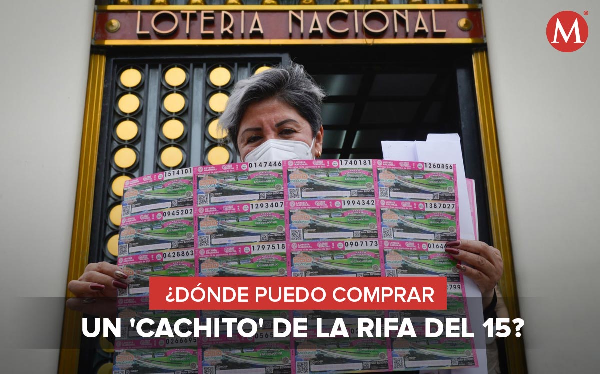 Precio cachito rifa 15 de septiembre: dónde comprar boleto lotería ...