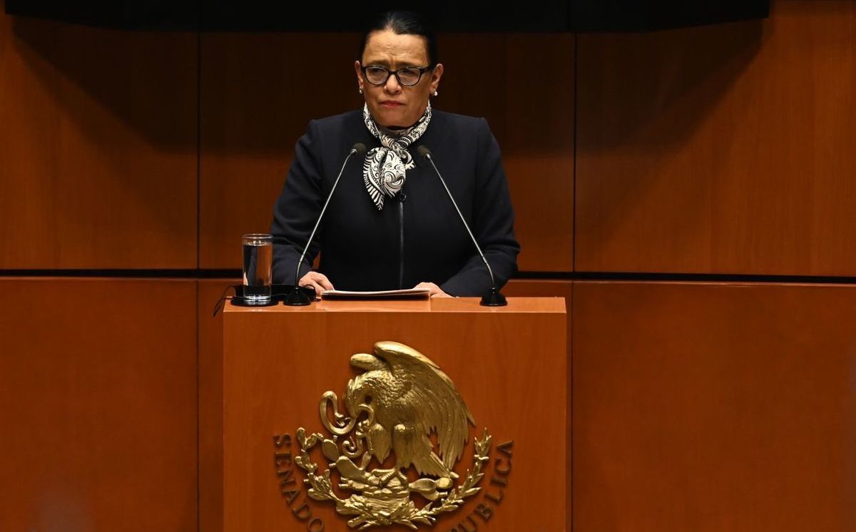 Rosa Icela Rodríguez, titular de SSPC, comparece ante el Senado- Grupo ...