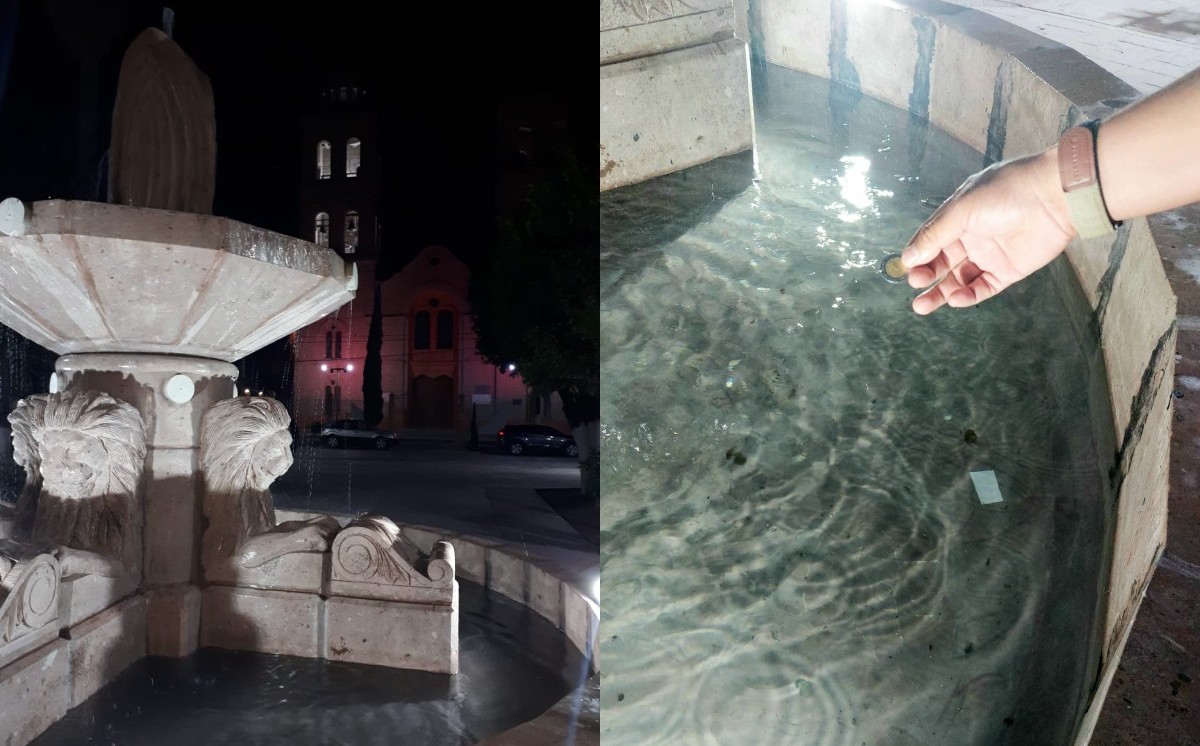 Coahuila. En San Pedro, hacen famosa fuente de los deseos- Grupo Milenio