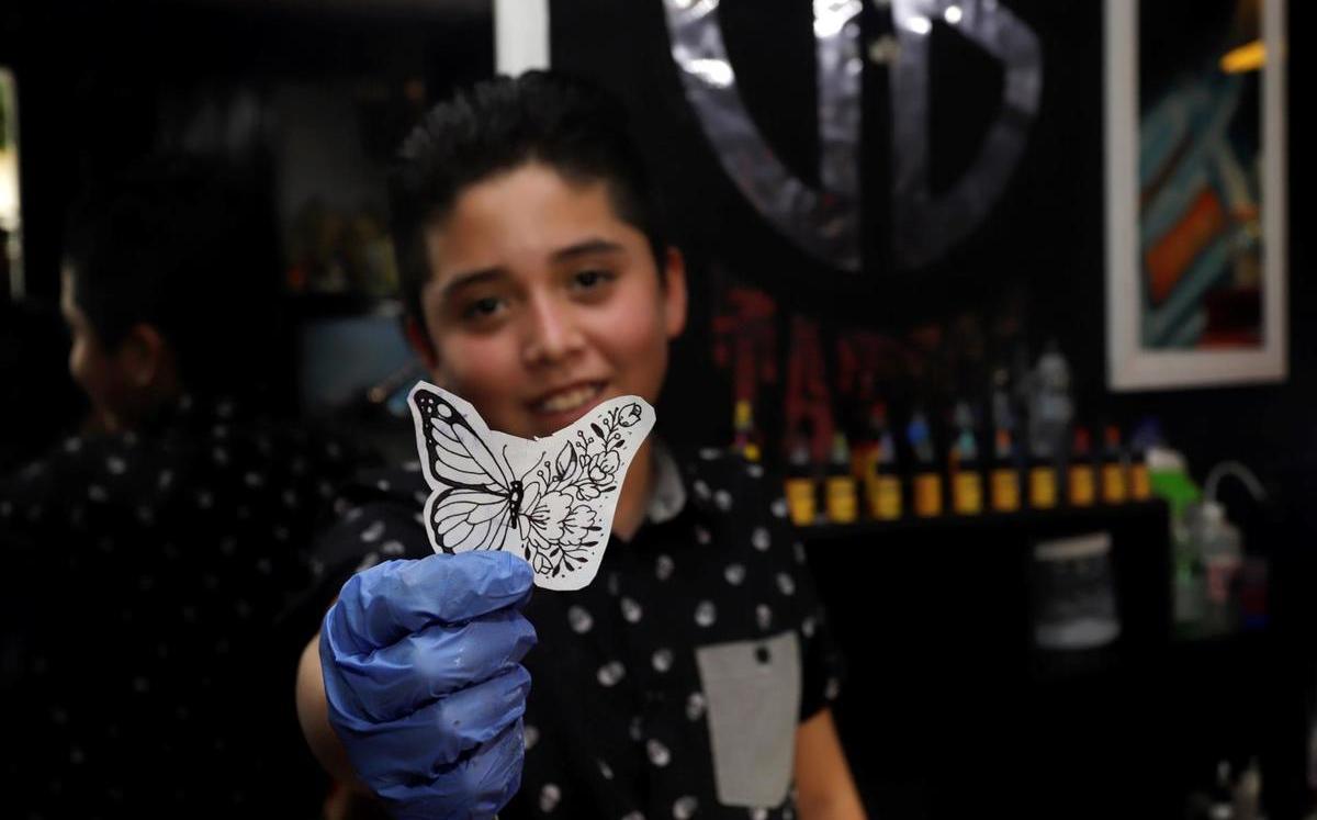 Brandon Burgos, el niño tatuador de 11 años originario de Puebla- Grupo ...