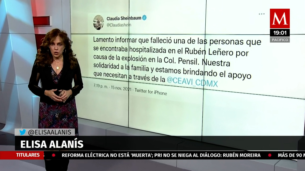 Milenio Noticias, con Elisa Alanís, 15 de noviembre de 2021 - Grupo Milenio