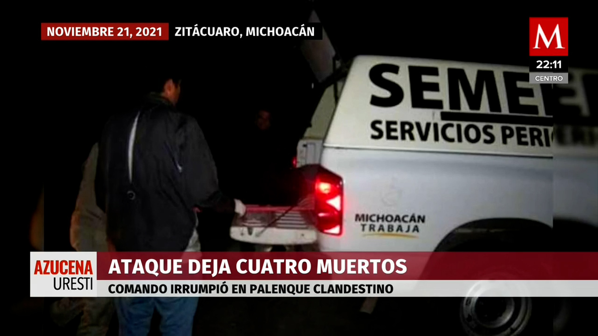 En Michoacán, ataque armado en palenque clandestino deja 4 muertos - Grupo Milenio