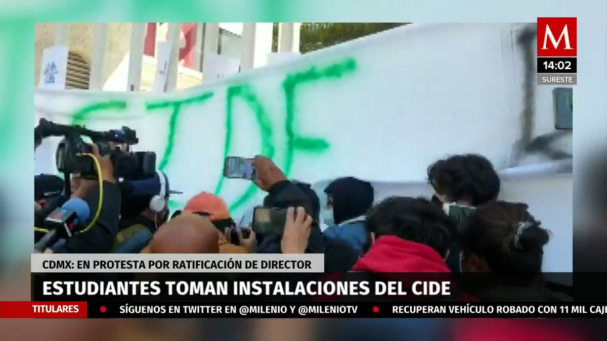 Estudiantes toman instalaciones del CIDE- Grupo Milenio
