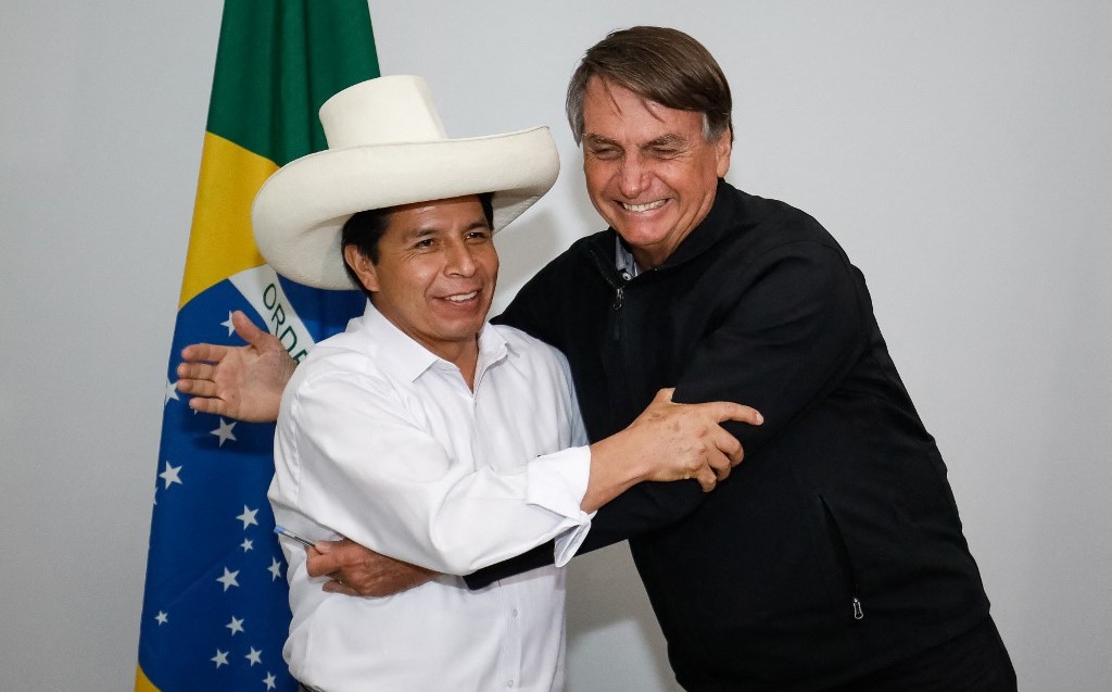 Jair Bolsonaro recibe al presidente de Perú, Pedro Castillo, en Brasil ...