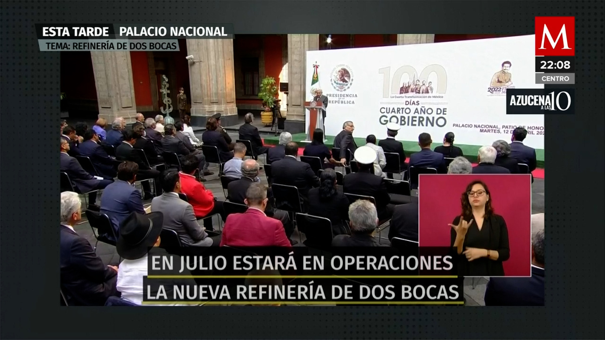 Las frases de AMLO en mensaje por 100 días de cuarto año de gobierno ...