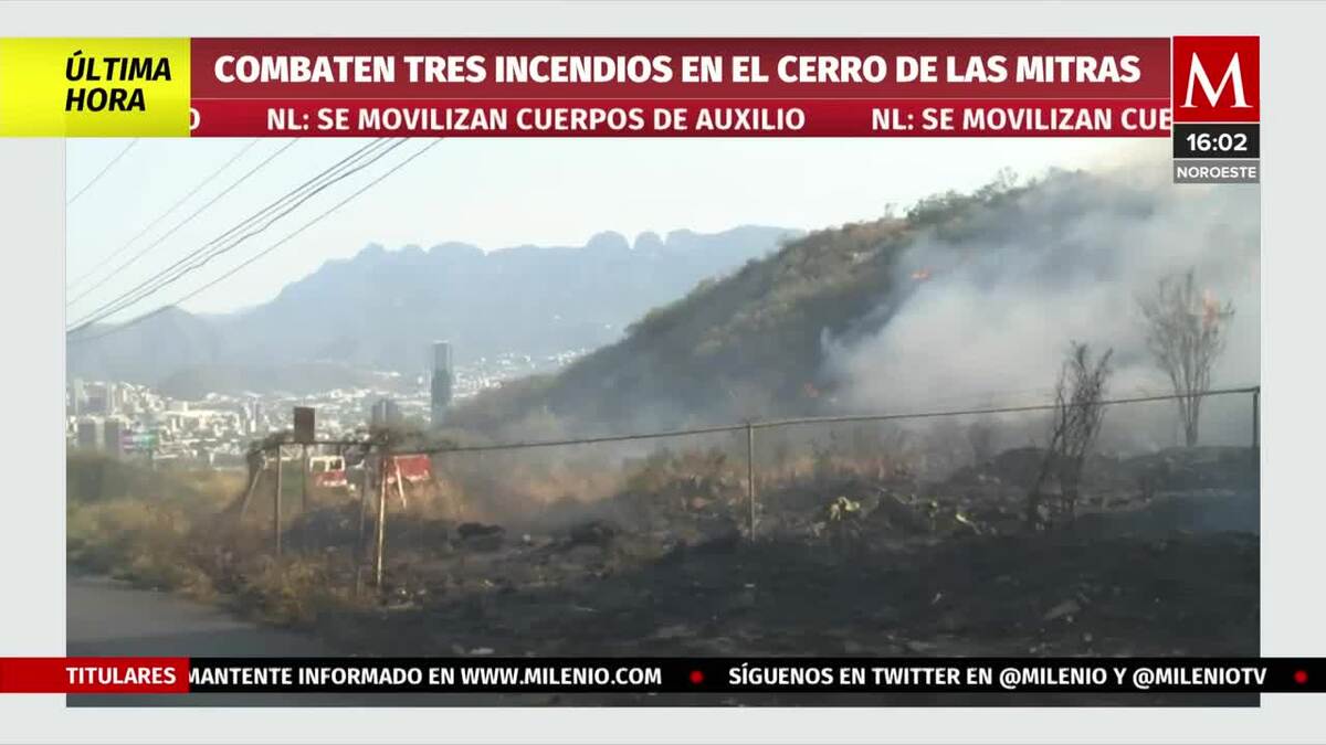 Reportan tres incendios en Monterrey, Nuevo León- Grupo Milenio