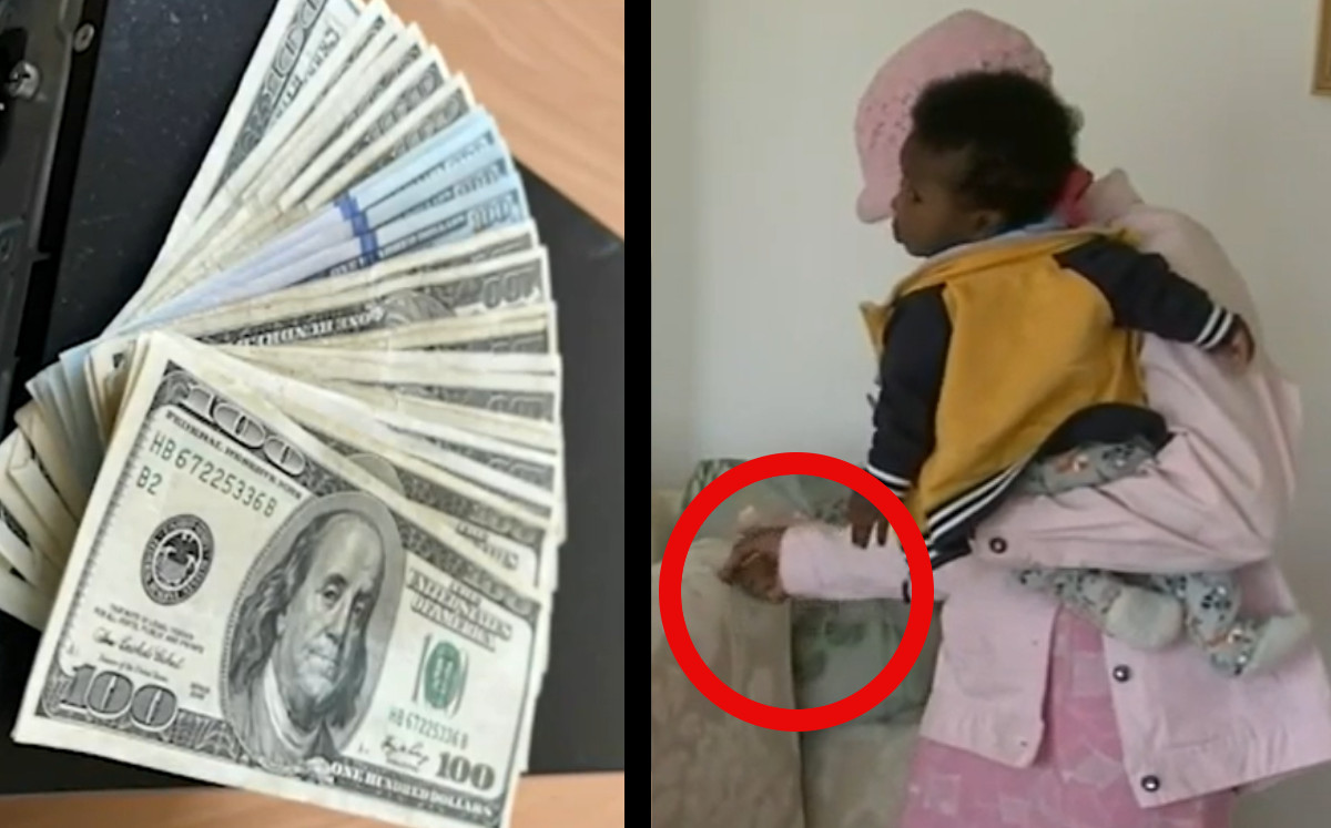 California. Mujer halla dinero escondido en sofá usado; viral- Grupo ...