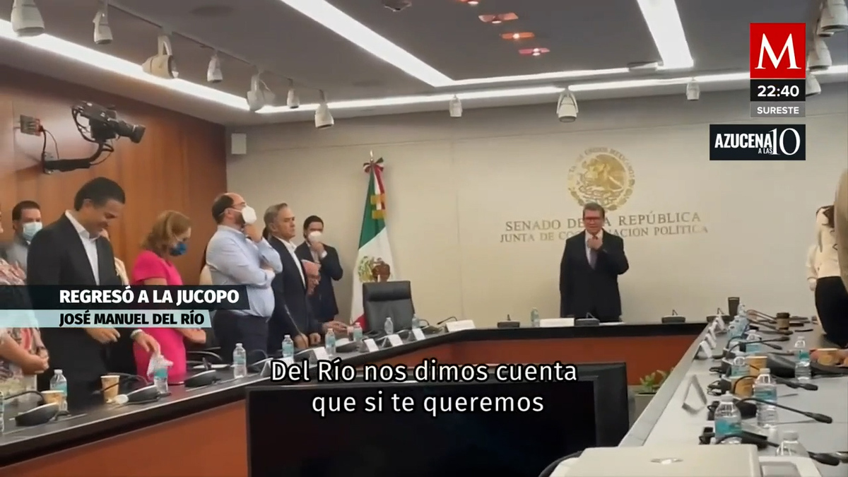 José Manuel Del Río Virgen Regresa Al Senado Tras Liberación Grupo Milenio 6808