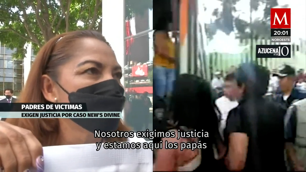 News Divine. Familiares de víctimas en la discoteca protestan en CdMx ...