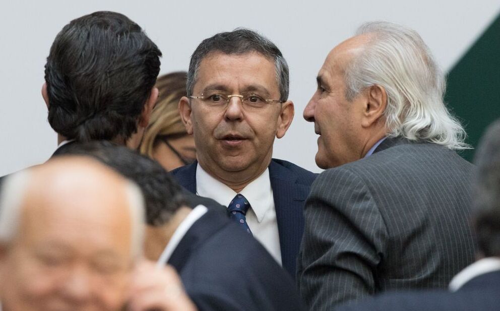 César Yánez encabeza primer acto político en la Segob- Grupo Milenio