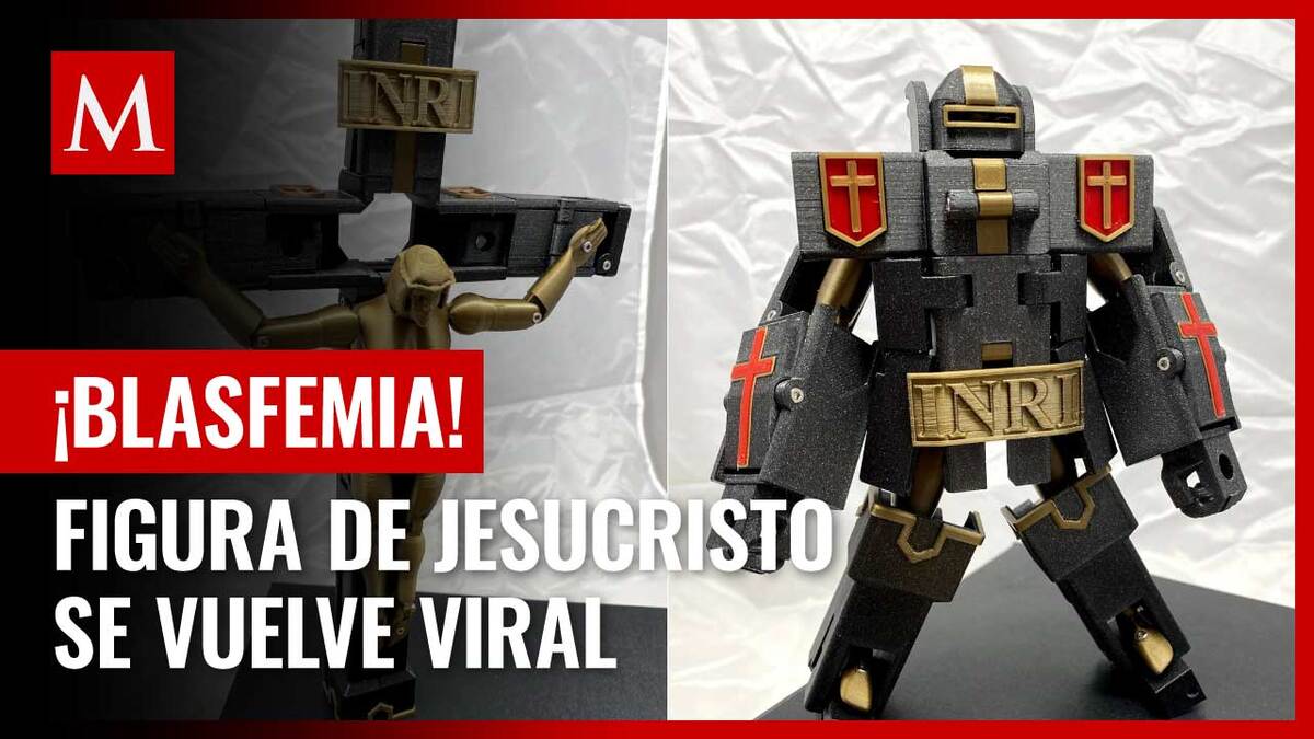 TikTok. Crean figura de Jesucristo al estilo transformer- Grupo Milenio