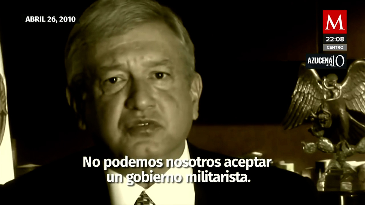 ¿El Ejército es la única salida? Durante años pareció que López Obrador ...