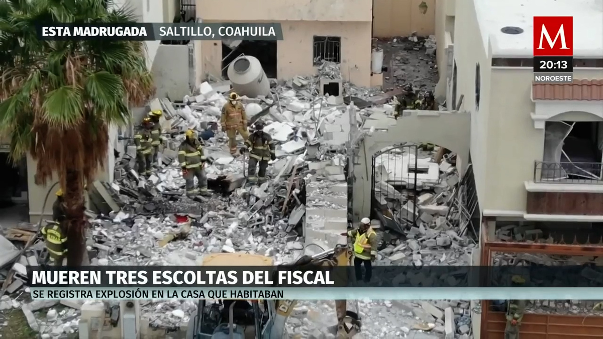 VIDEO | Explota casa y mueren agentes de Fiscalía de Coahuila- Grupo ...