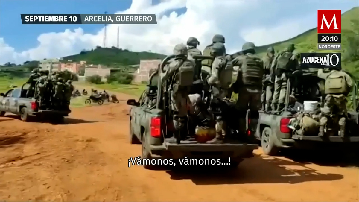 Habitantes de Arcelia, Guerrero corren a militares del lugar- Grupo Milenio