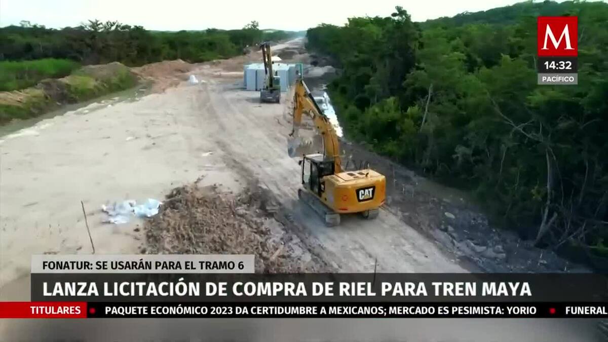 Lanzan licitación para la compra de riel para Tren Maya- Grupo Milenio