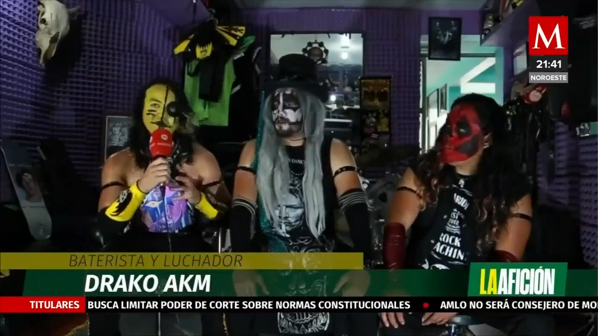 Mach Riders, unidos por la lucha libre y el rock- Grupo Milenio